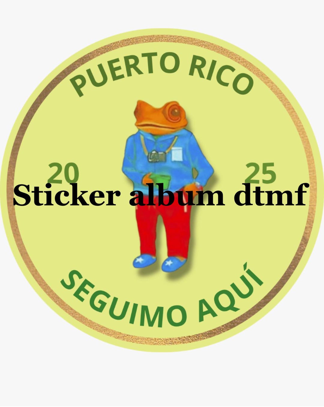 2pcs Sticker Bad Bunny Album (dtmf) Concho Puerto Rico We Are Still ...