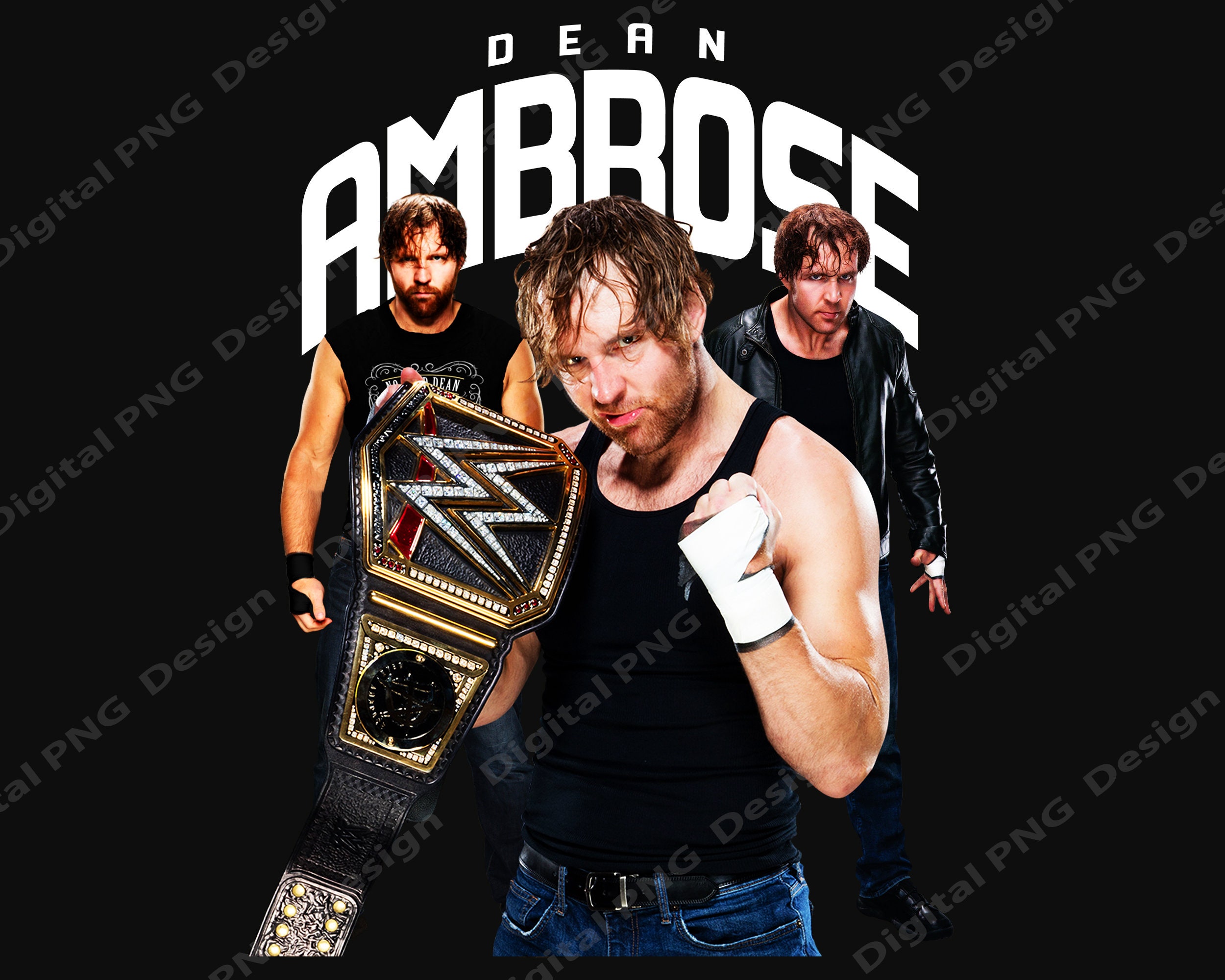 DEAN AMBROSE WWE Png Instant Download Digital Files Png - Etsy