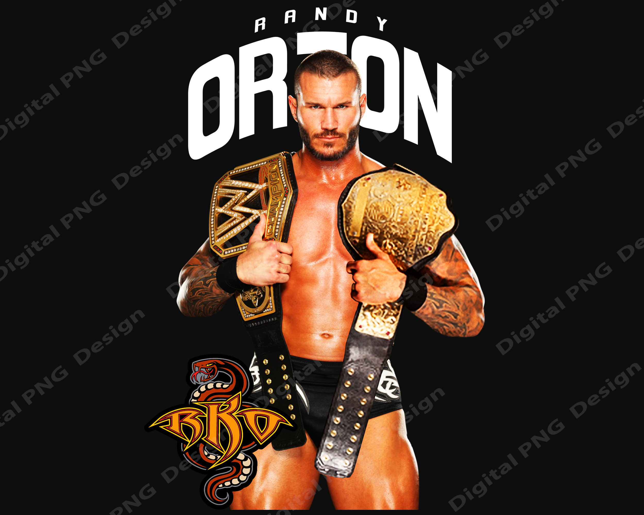 RANDY ORTON Png , Instant Download, Digital Files Png - Etsy