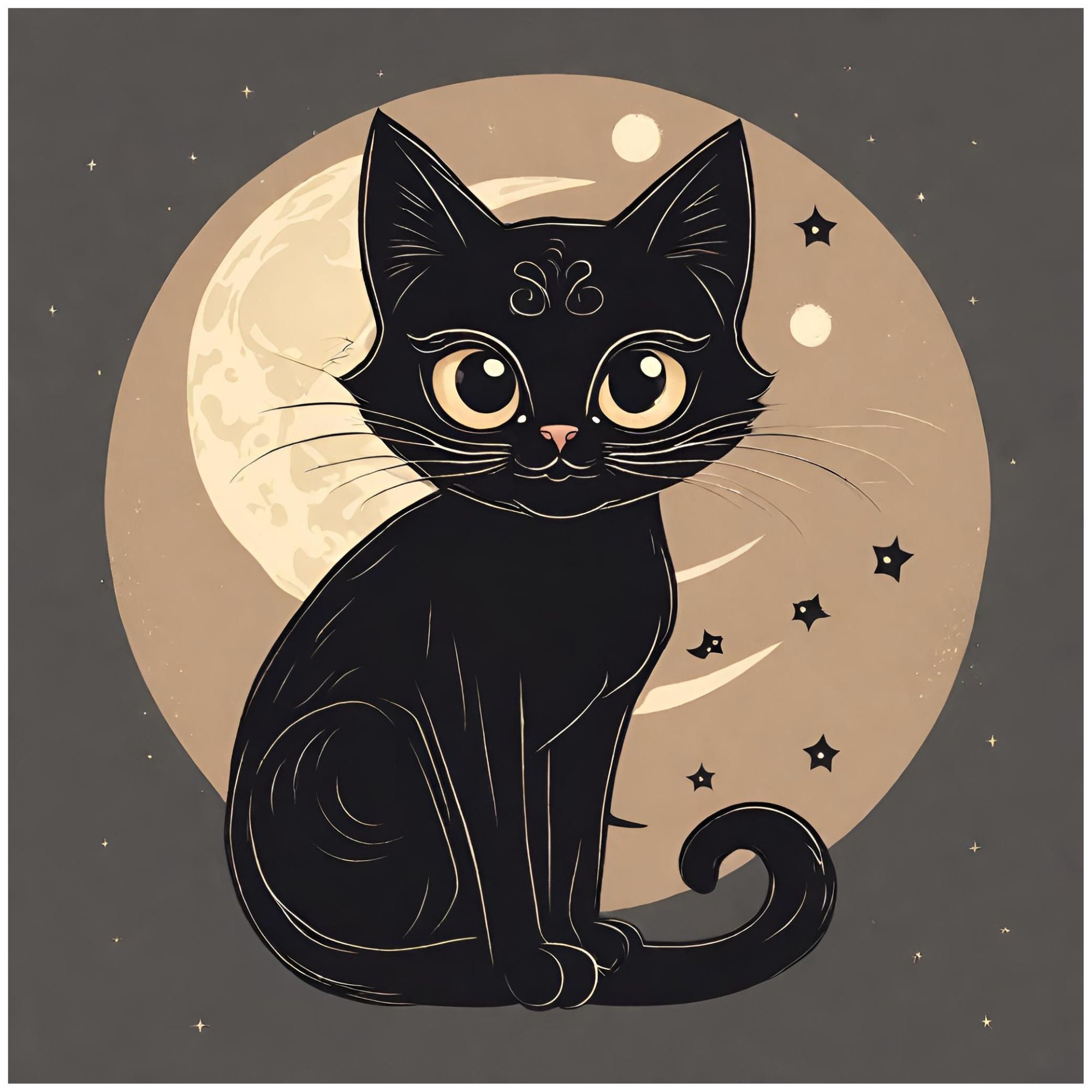 Halloween Digital Art Black Cat Variety Pack | 12 Images | SVG PNG JPG ...