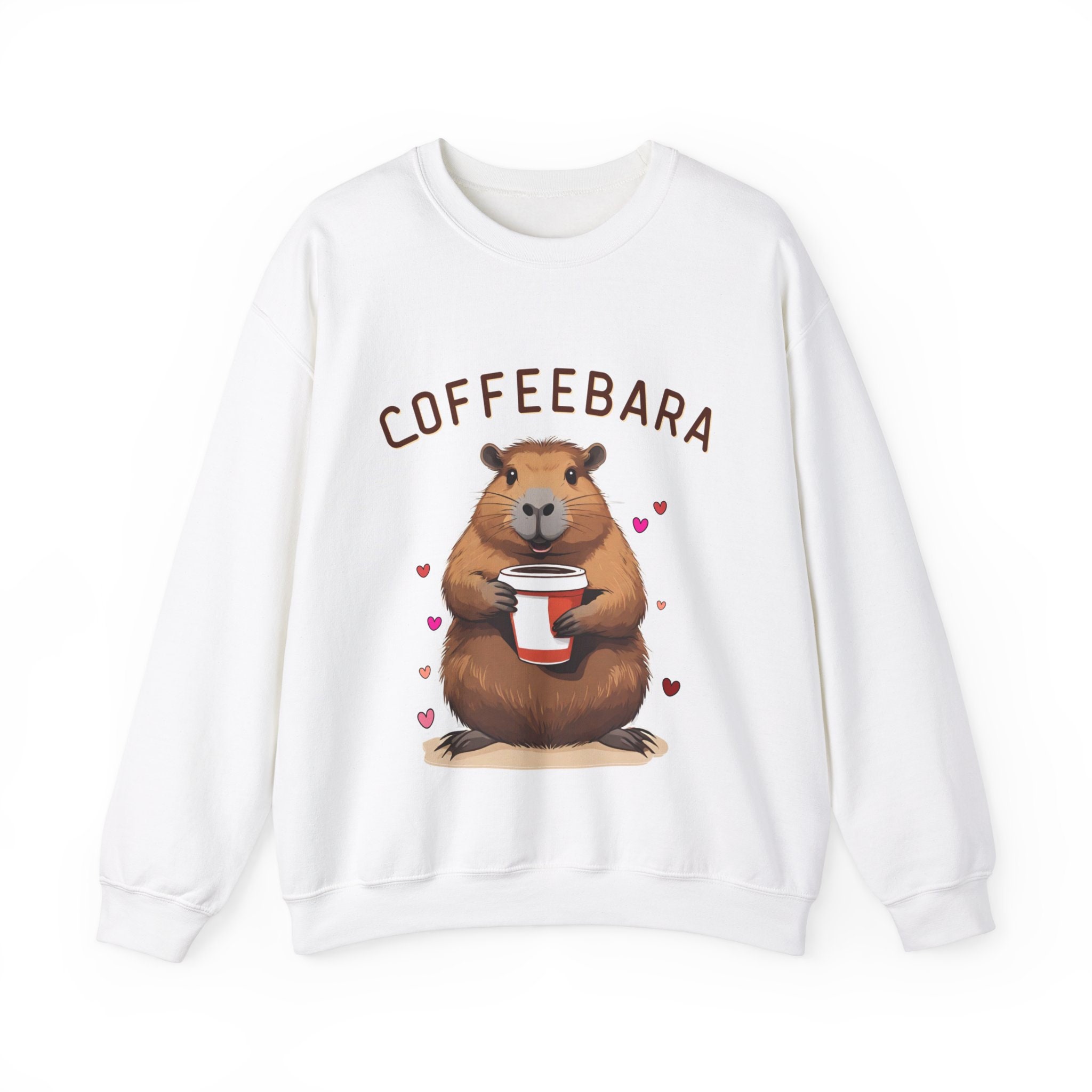 Capybara, Cute Coffeebara, Capibara, Coffee Lover Unisex Heavy Blend™ Crewneck Sweatshirt - Etsy