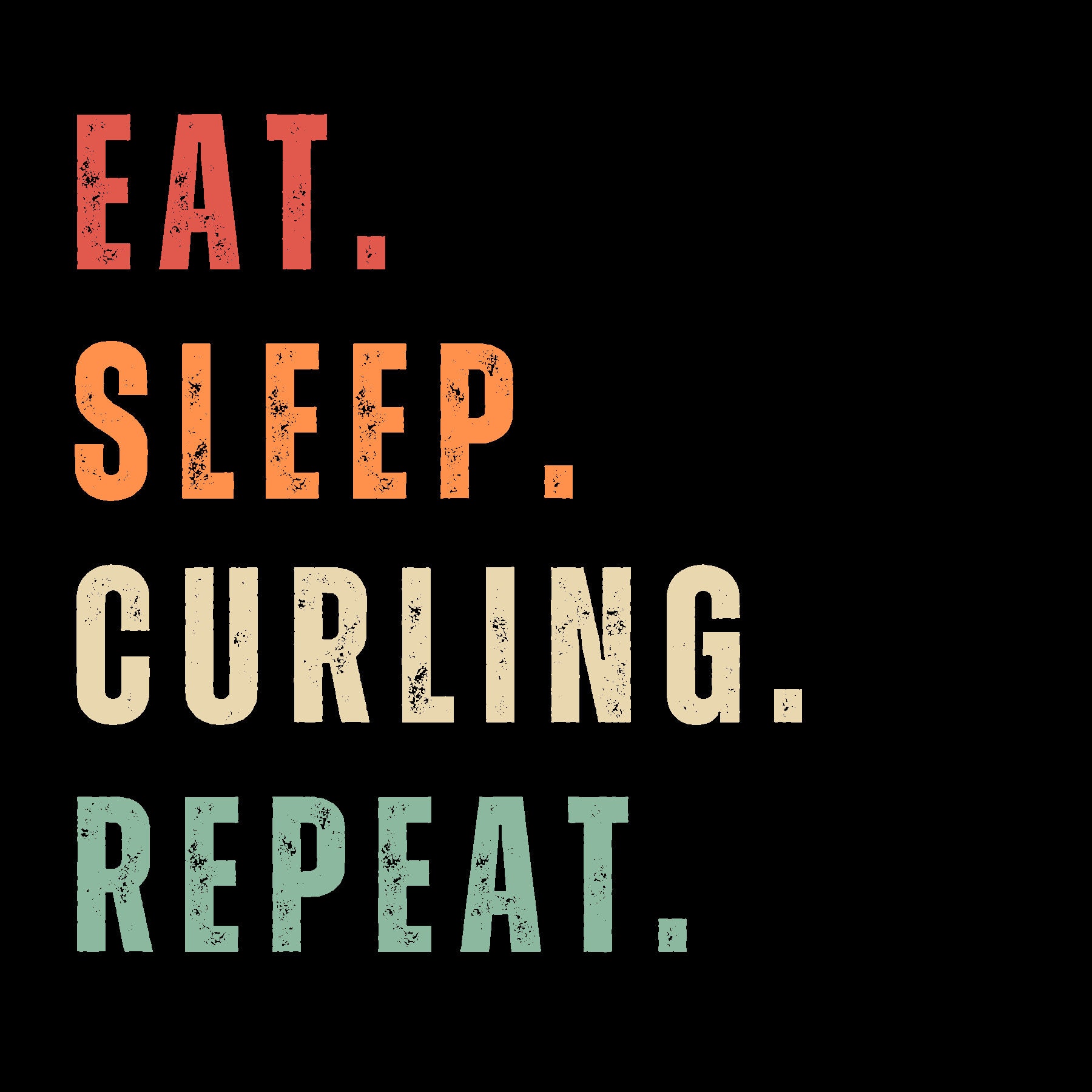 Curling Sport, Curler Graphics, Curling Rock Illustrations, Printable ...