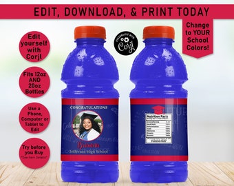 Customized Gatorade Type Sports Bottle Labels name Sticker - Etsy