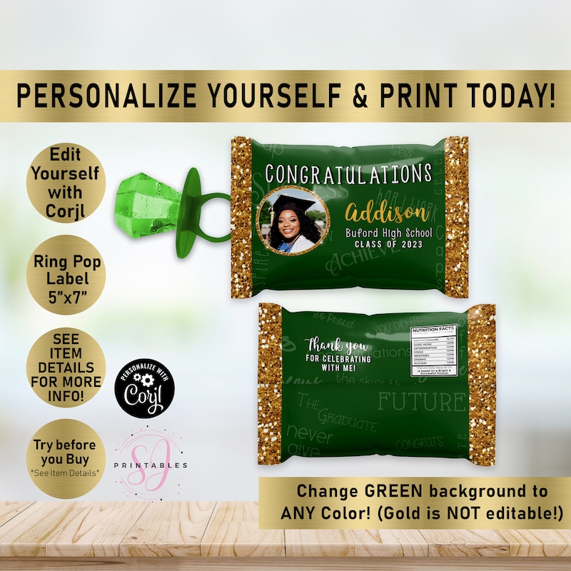 Graduation Rings for Girls - Etsy