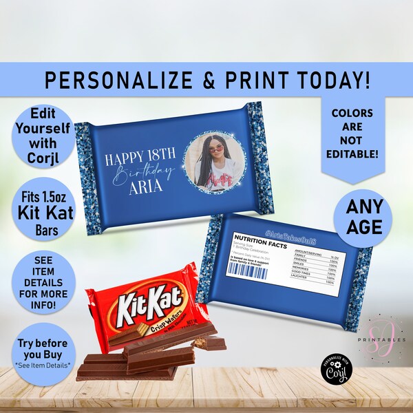 Kit Kat Wrapper - Etsy
