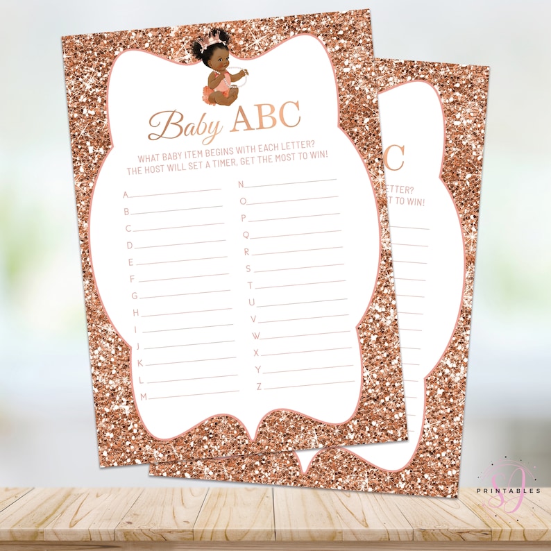 BABY ABC GAME Baby Items Game Alphabet Game a to Z Item - Etsy