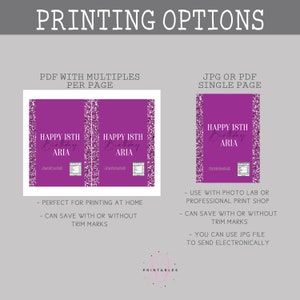 Purple RING POP Wrapper Label, Purple on Purple Glitter ANY Age ...