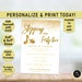 Stepping Into ANY AGE Birthday Order of Events Template,printable ...
