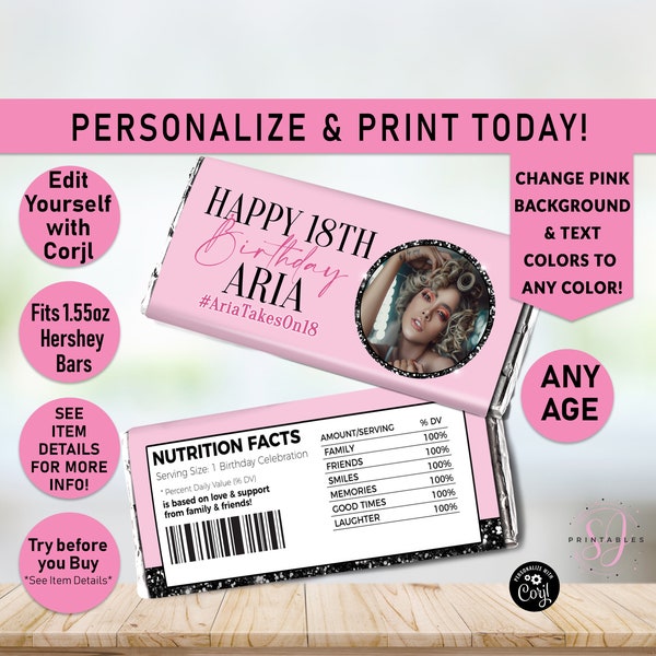 Custom Candy Wrappers - Etsy