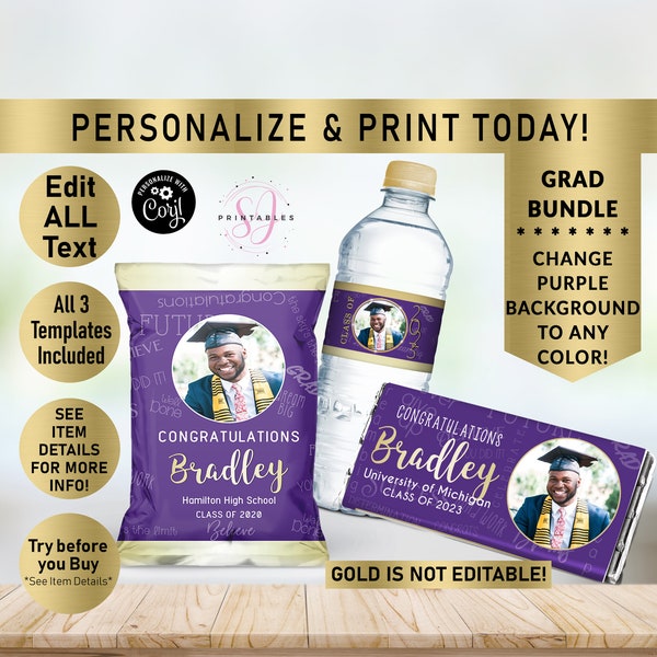 Graduation Candy Labels - Etsy