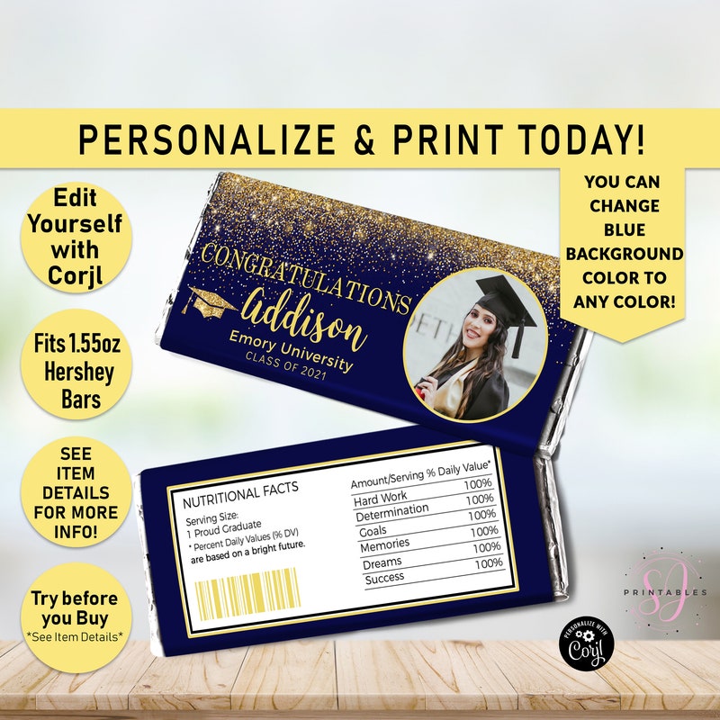 Graduation Candy Bar - Etsy