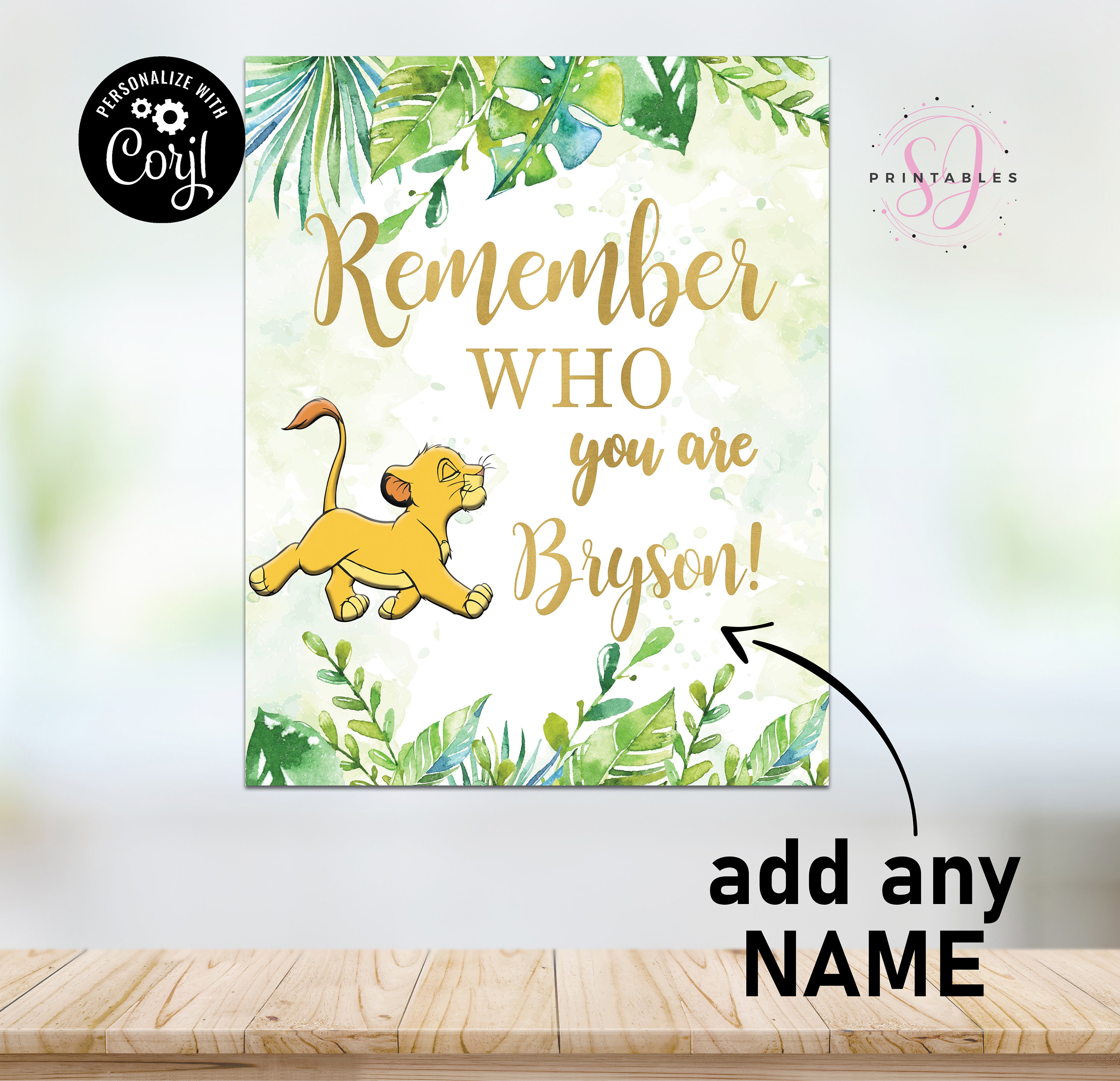 Lion King PRINTABLE Sign Set, Sign Bundle, Lion King Birthday Decor ...