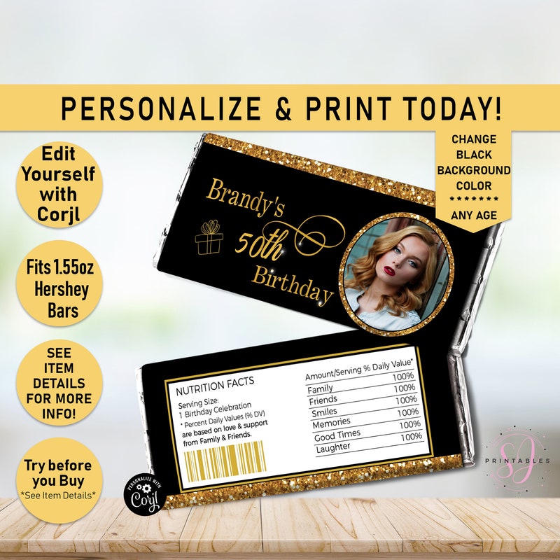 Candy Bar Invitation - Etsy