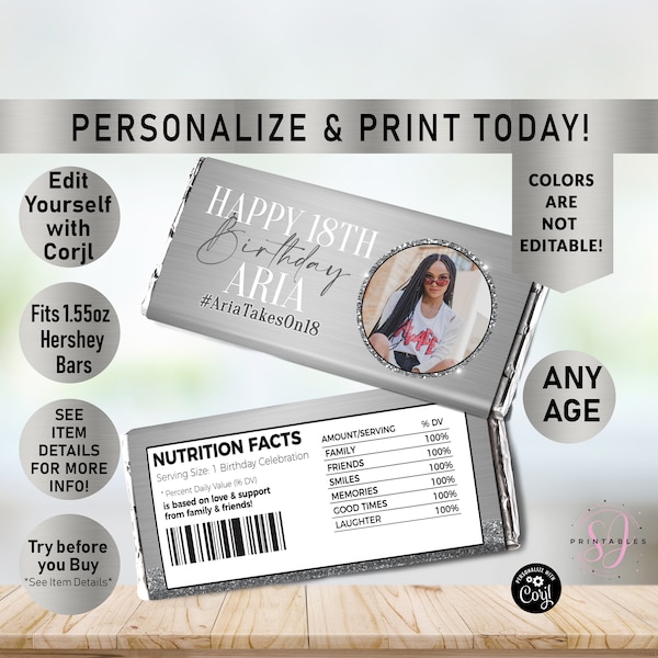 Custom Hershey Bar - Etsy