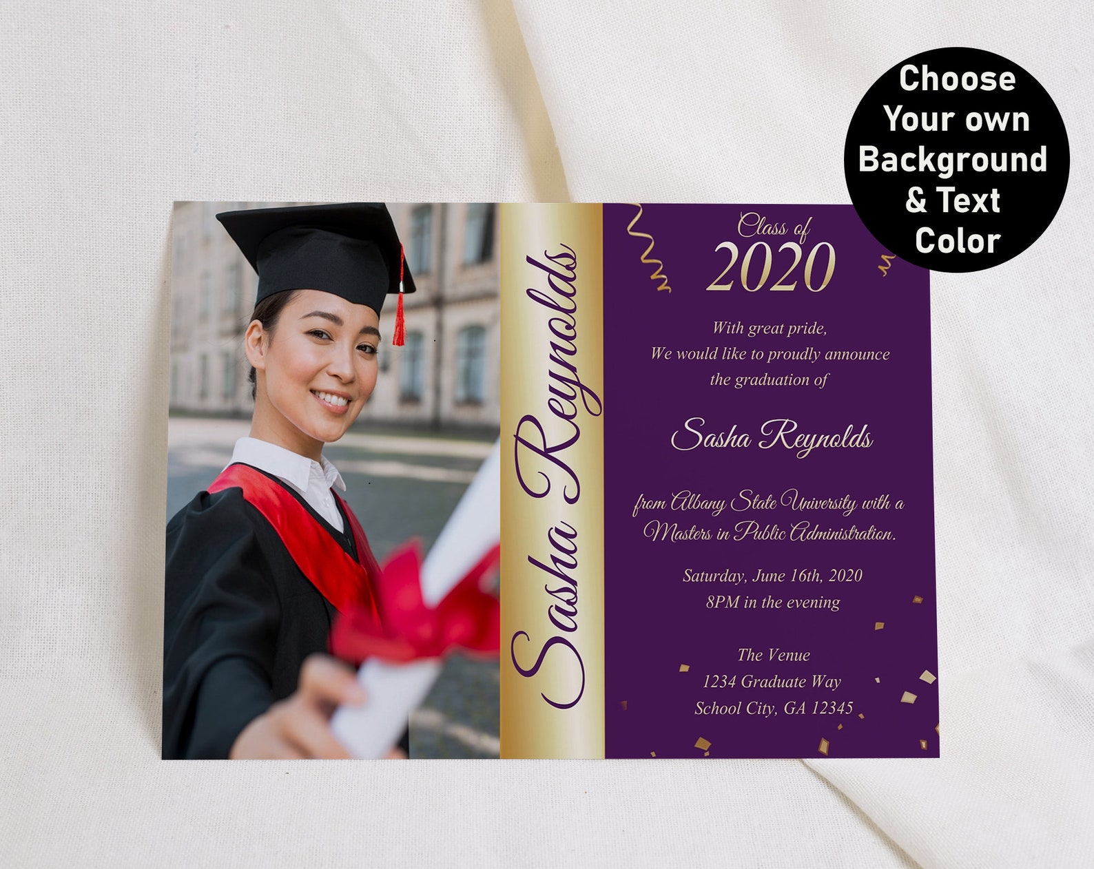 Photo Graduation Invitation College University Announcement - Etsy