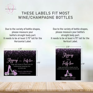 Stepping Into Any Age, PURPLE Glitter and ANY Background COLOR ...