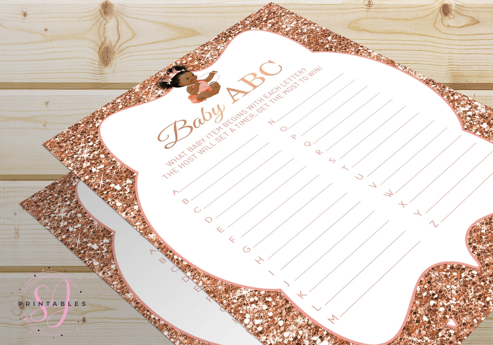 BABY ABC GAME Baby Items Game Alphabet Game a to Z Item - Etsy