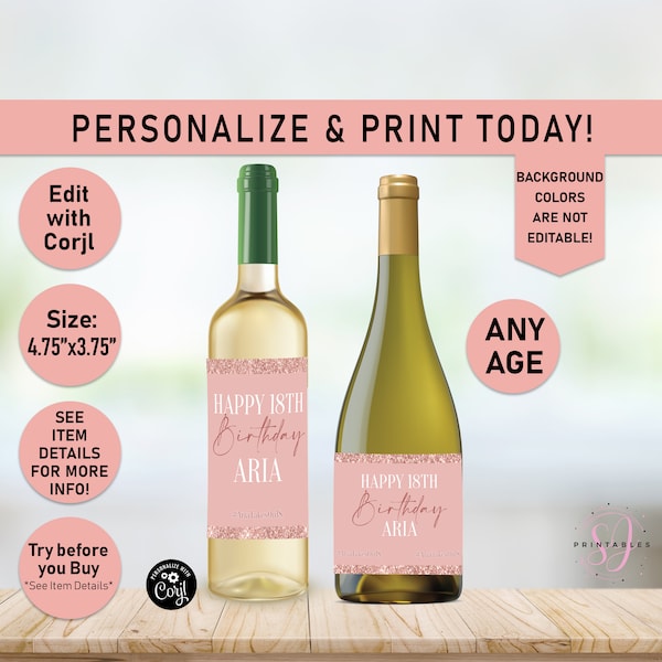 Stella Rosa Label - Etsy