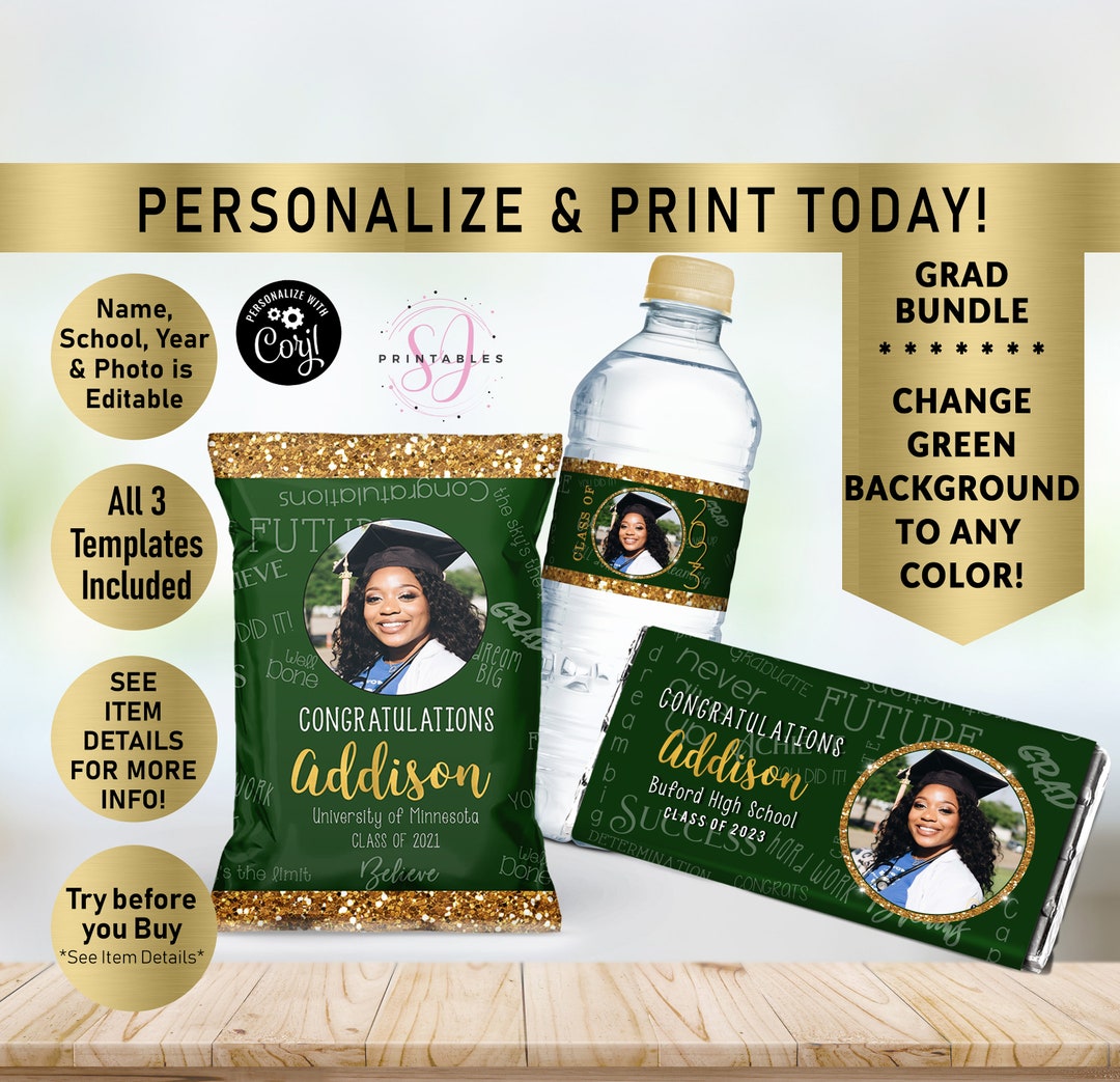 GRAD BUNDLE, Congratulations Grad Bundle, Graduation, Any COLOR and ...