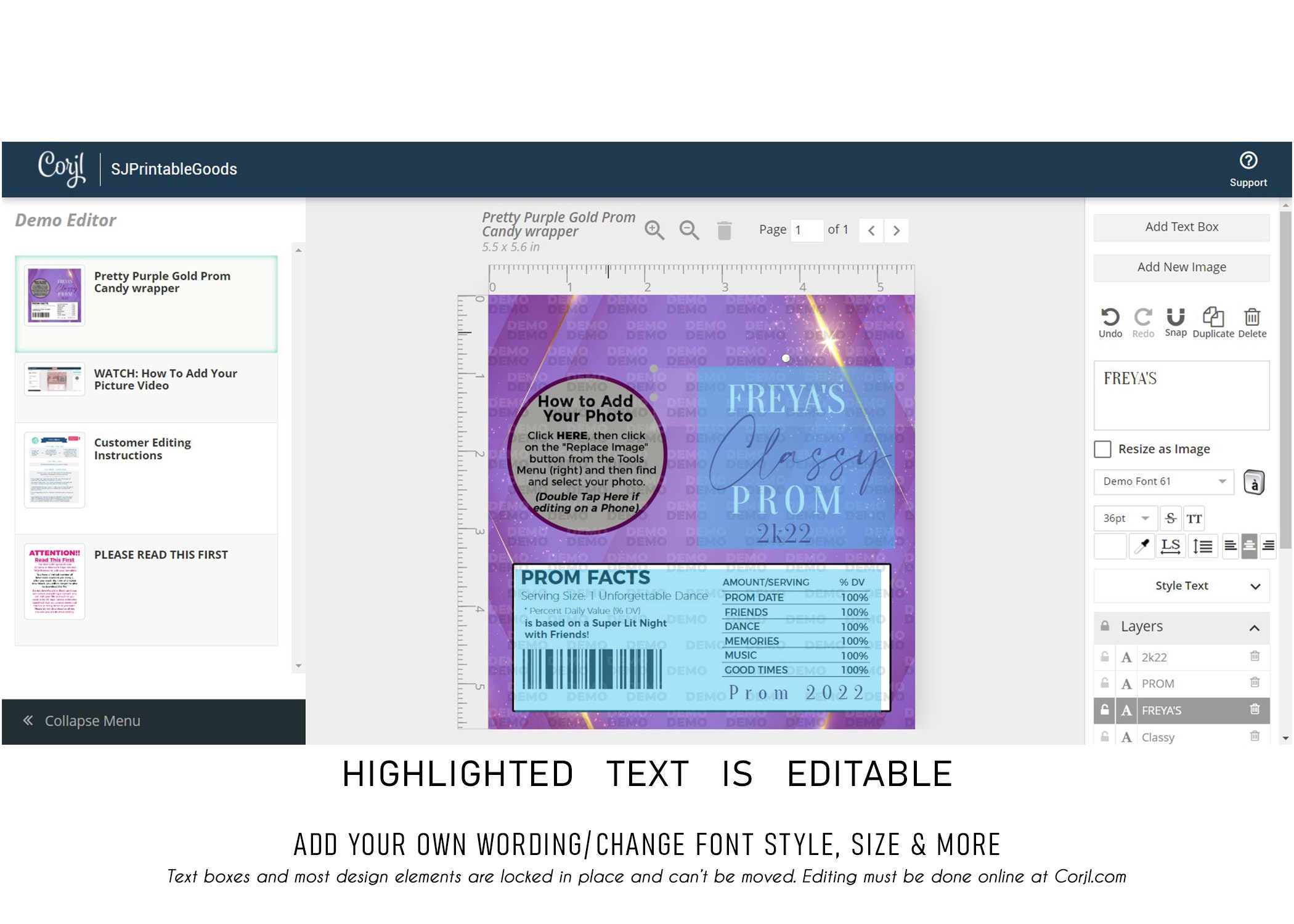 Purple and Gold PROM Candy Wrapper Hershey Candy Bar - Etsy