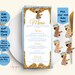 Prince Baby Shower Menu, Little Prince, Menu, Gold Glitter Menu ...