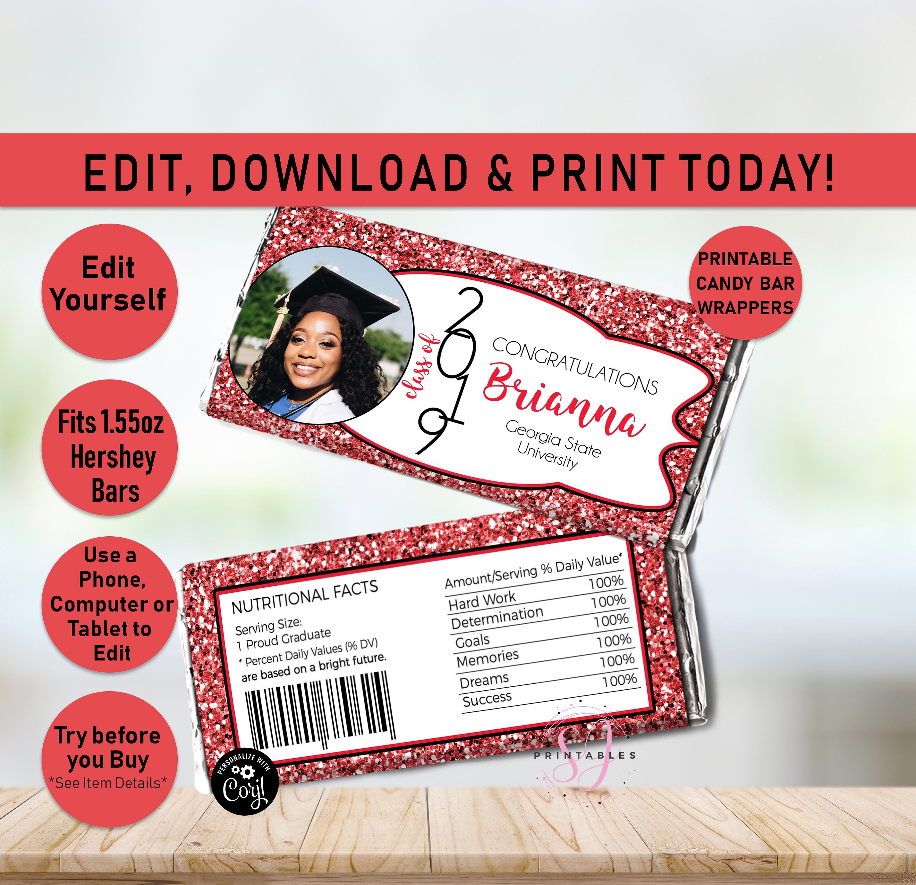 Free Printable Graduation Candy Bar Labels Cheap | www.pinnaxis.com