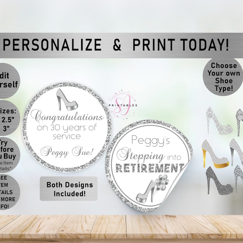 Retirement Tags - Etsy