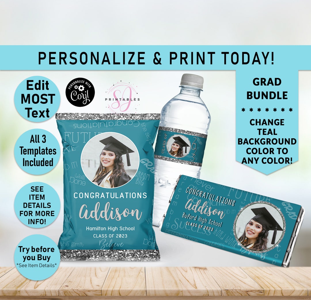 GRAD BUNDLE, Congratulations Grad Bundle, Graduation, Any COLOR and ...