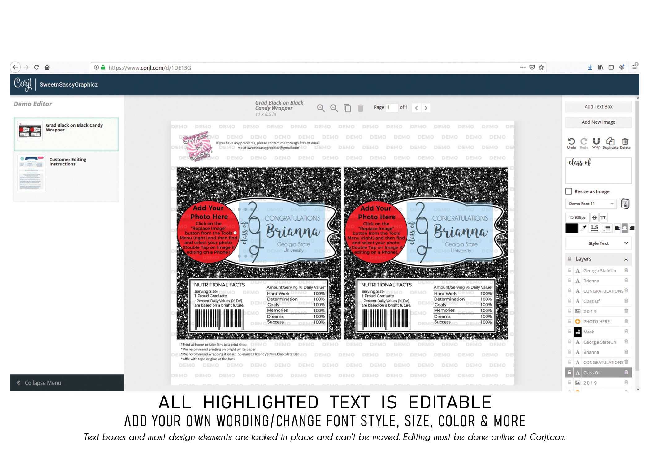 Graduation Candy Bar Wrapper Black Chocolate Wrappers Class - Etsy