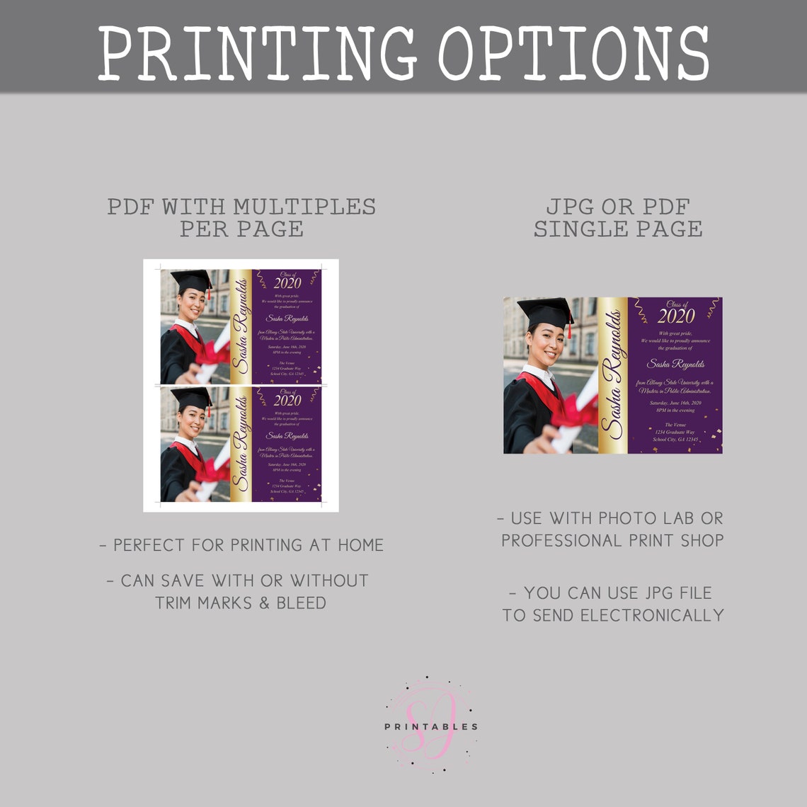 Photo Graduation Invitation College University Announcement - Etsy