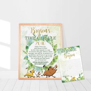 Lion King Time Capsule, Lion King Time Capsule Sign, Lion King Capsule ...