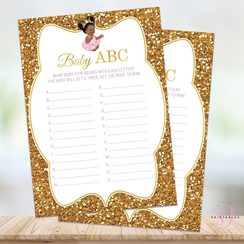 BABY ABC GAME Baby Items Game Alphabet Game a to Z Item - Etsy