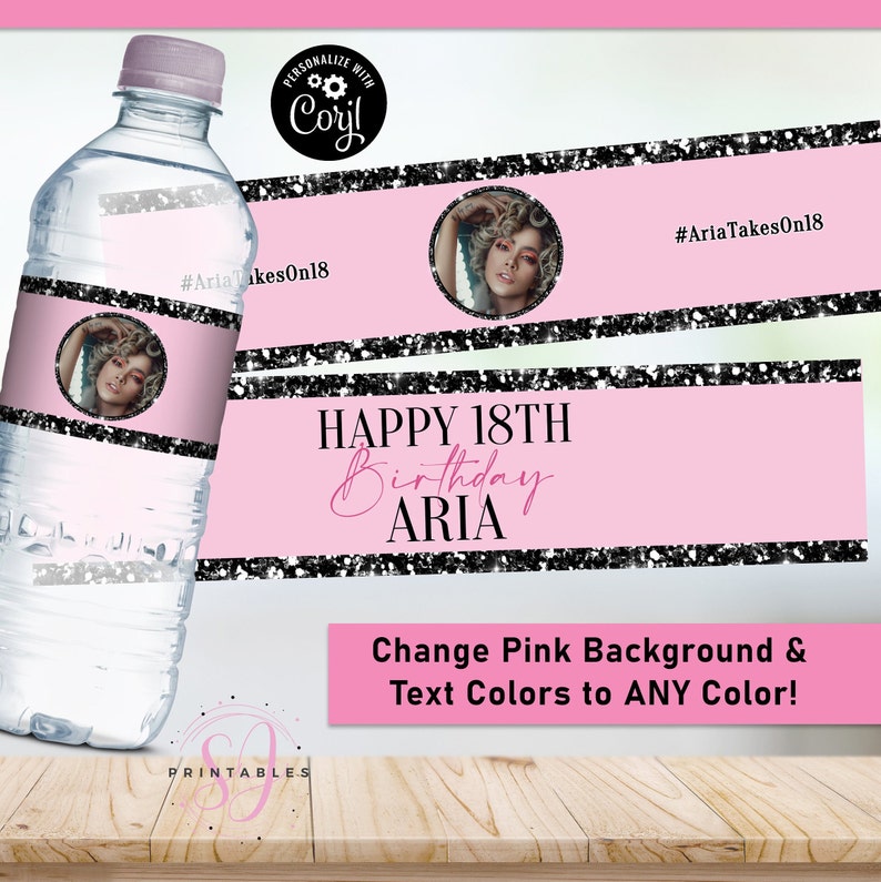 Black Glitter on ANY Color BIRTHDAY BUNDLE Hershey Candy - Etsy