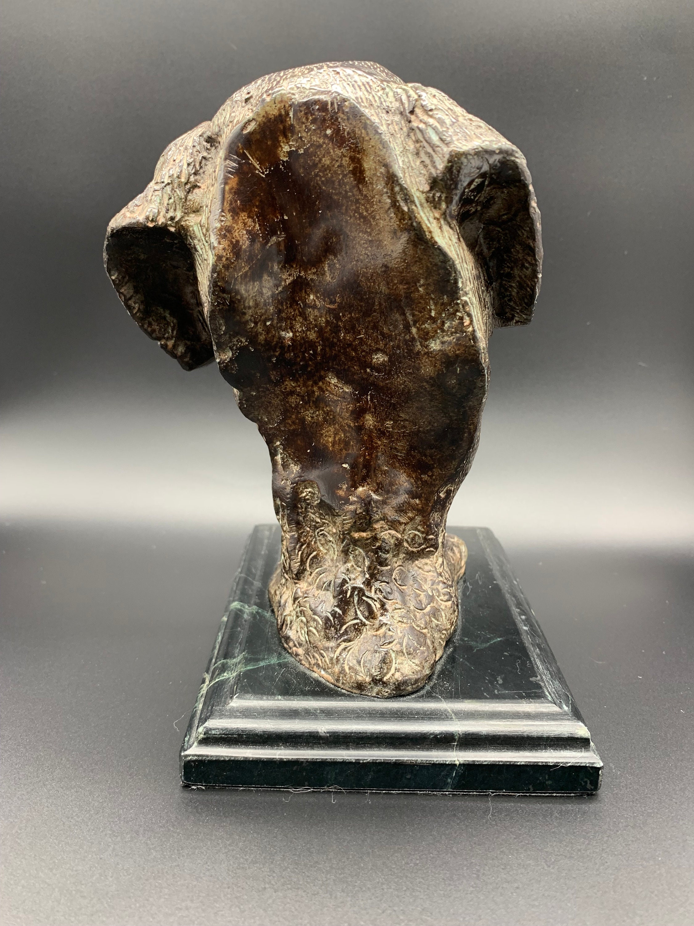 Labrador Retriever Head Bust Sculpture Marble Base - Etsy