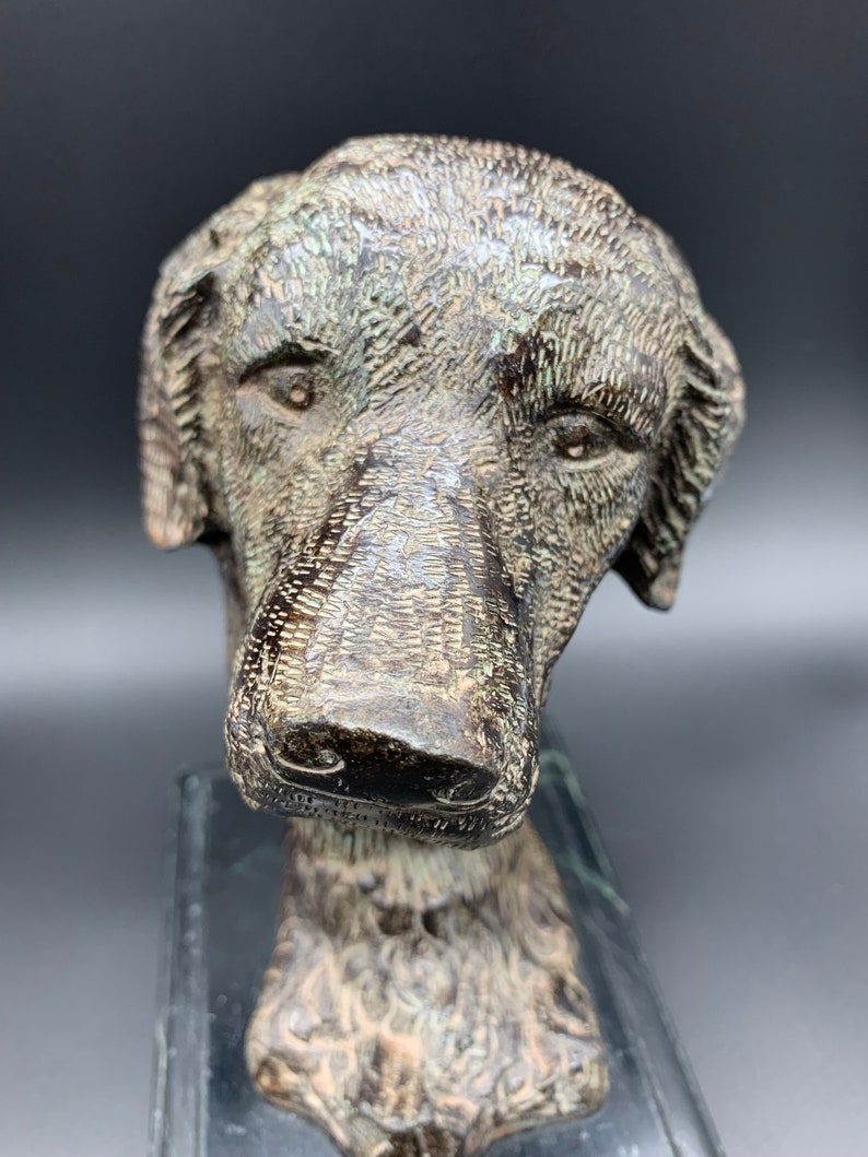 Labrador Retriever Head Bust Sculpture Marble Base - Etsy