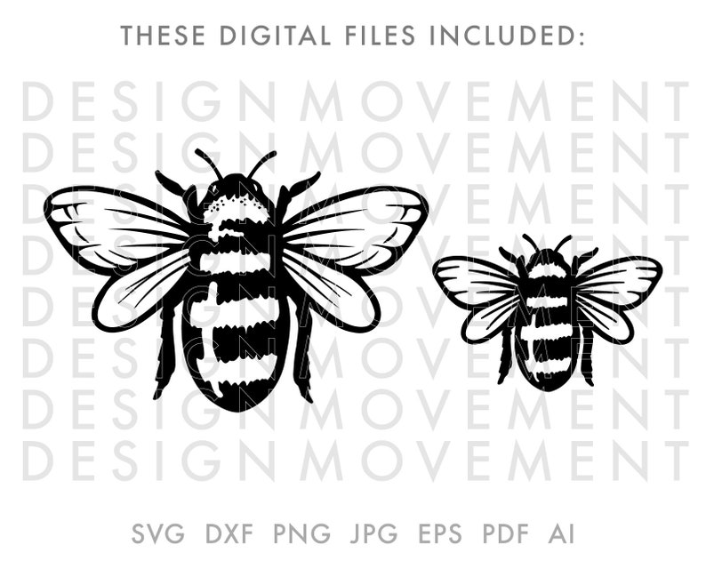 Bee Svg Honey Bee Svg Bumble Bee Svg Bee Clipart Bee Clip - Etsy