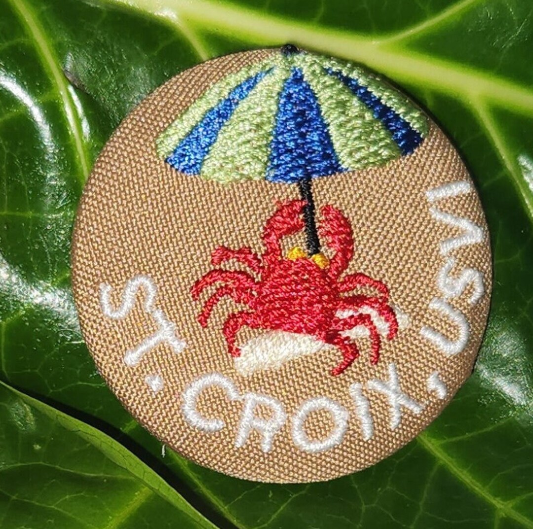 Magnets, USVI Magnets, US Virgin Islands Magnet, Embroidered Magnets ...