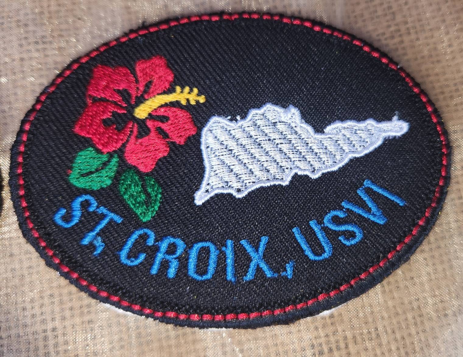 St. Croix Patches, US Virgin Islands Embroidered Patches, St. Thomas Patches, St. John, USVI ...