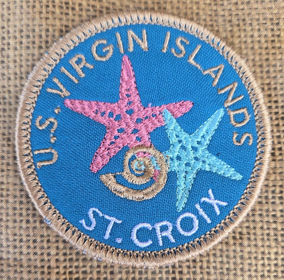 Starfish St. Croix Patch, US Virgin Islands Patch, Starfish Patch, St ...