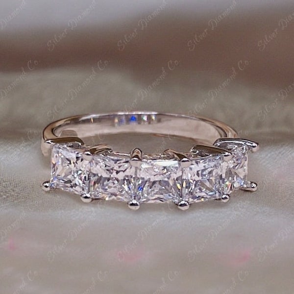 Princess Cut Lab Created Diamond - Etsy