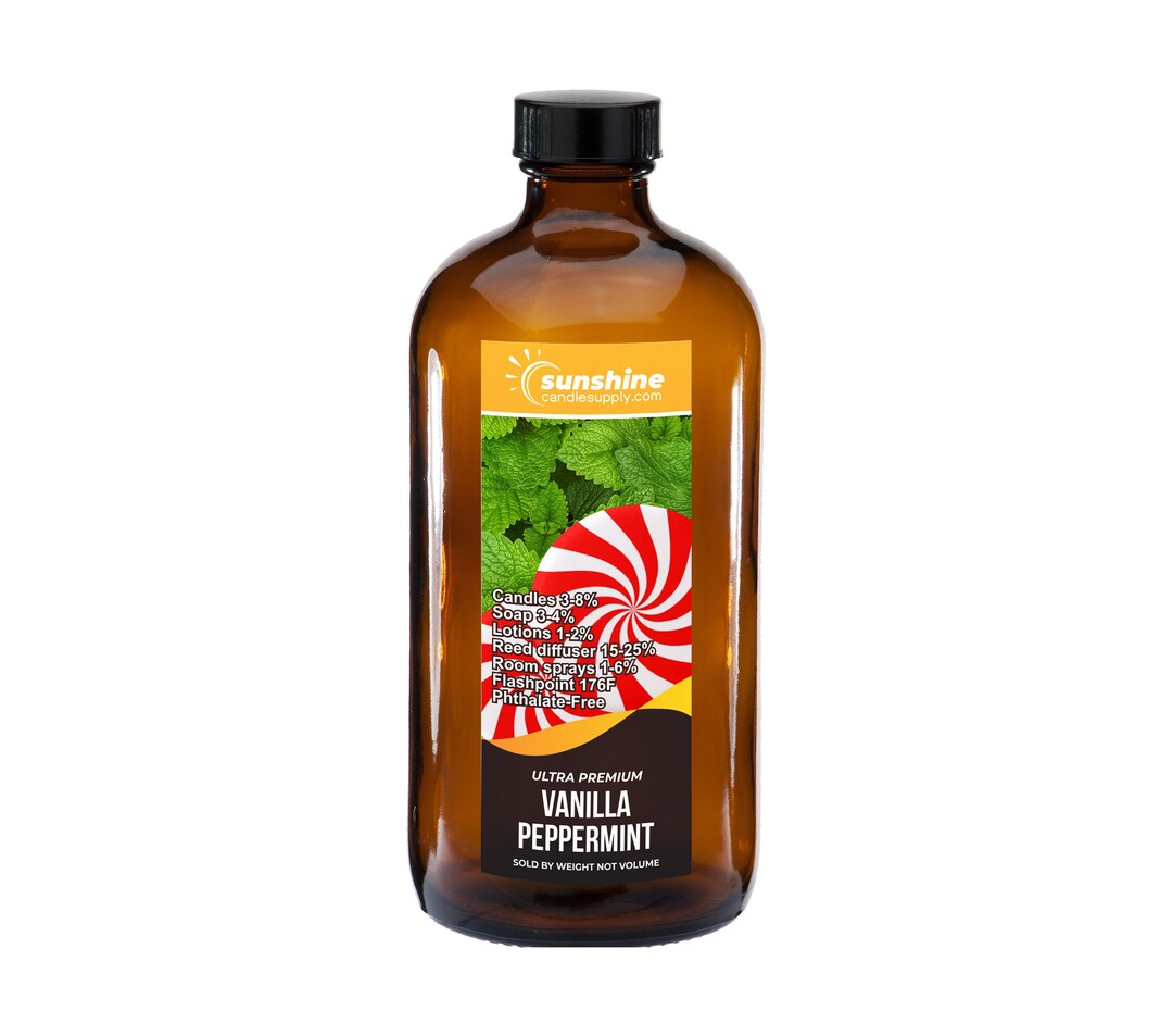 Vanilla Peppermint Ultra Peppermint Fragrance Oil for Candles, Soap and ...