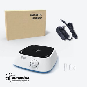 Automatic Candle Wax Stirring Kit, 2 Piece Kit Includes Large Pouring ...