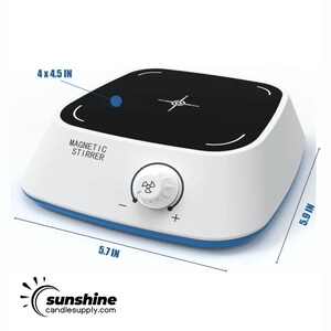 Automatic Candle Wax Stirring Kit, 2 Piece Kit Includes Large Pouring ...