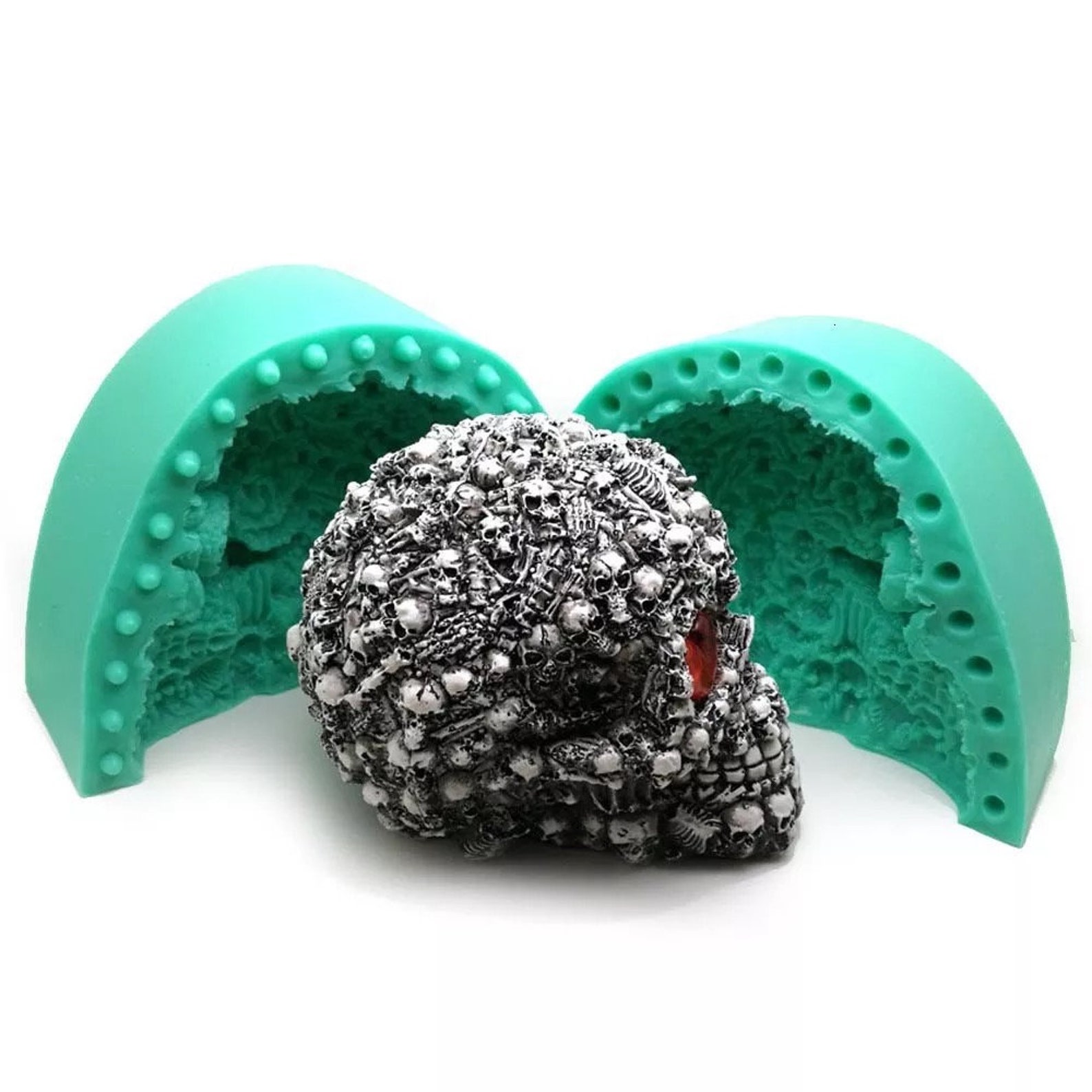 X large skull mold candle mold skull mold chocolate mold | Etsy