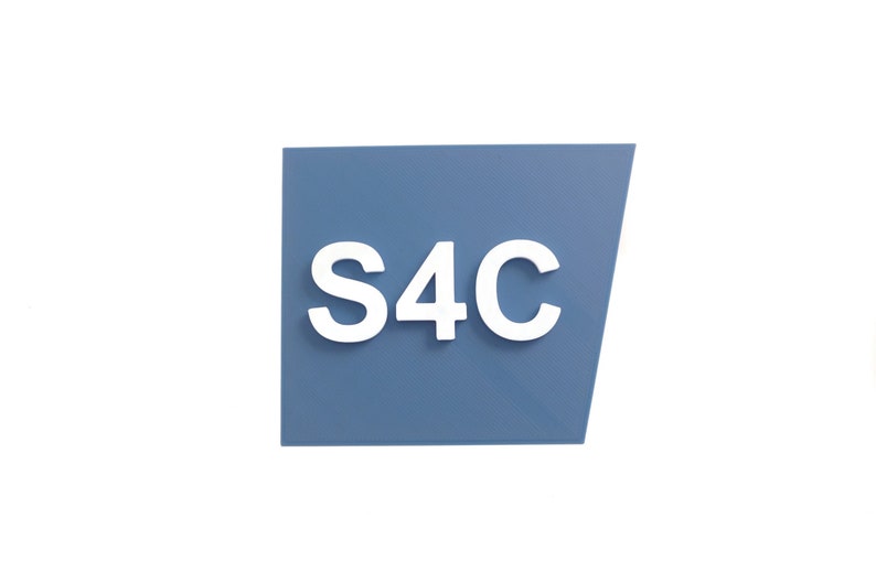 S4C Logo 3D Printed Sign Kids Toy Gift Customizable Movie Logo | Etsy UK