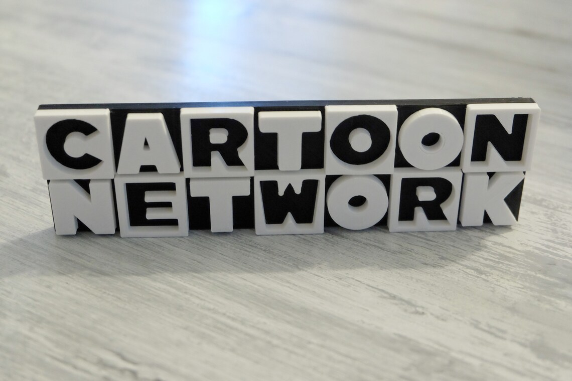Cartoon Network Logo 3D Printed Sign Kids Toy Gift | Etsy