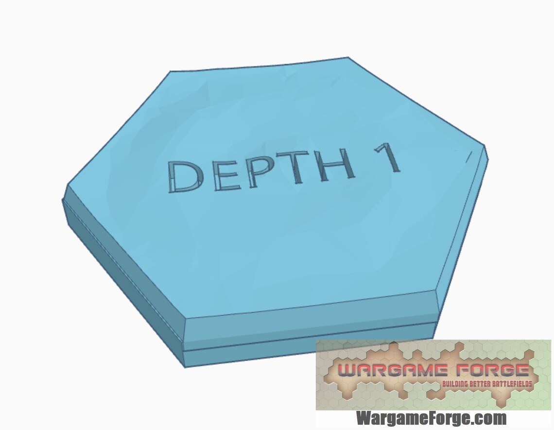 Basic Terrain Set Battletech Hex Map Scale STL Files | Etsy