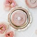 Roseate Pink Circle Velvet Ring Box, Double or Single Slot. Wedding ...