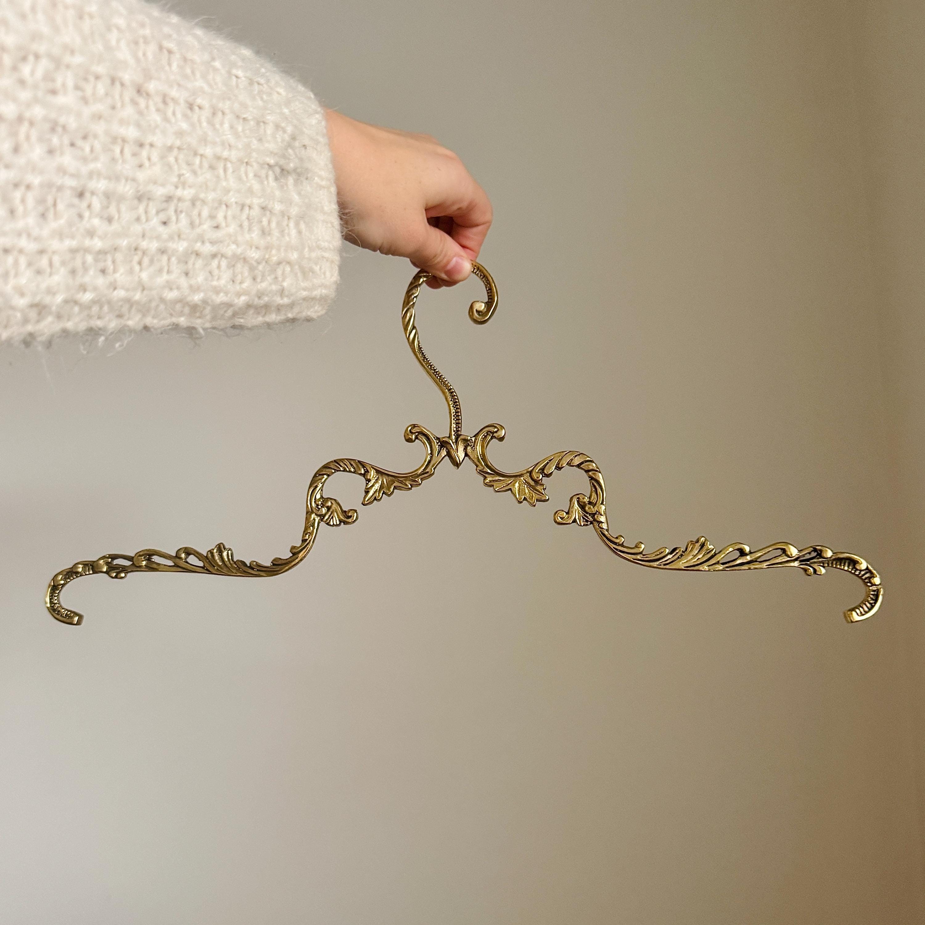 Vintage Gold Hanger for Wedding Dresses, Flat Lay Styling Kit Prop ...