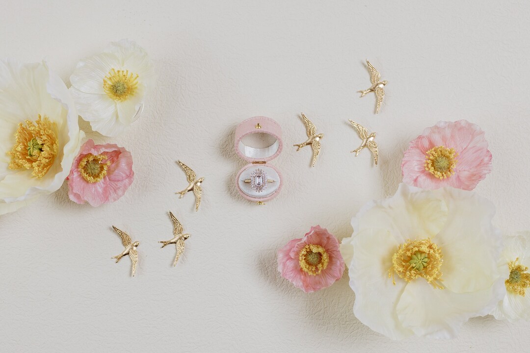 Gold Bird Prop, Flat Lay Styling Kit for Photographers Set of 6 ...